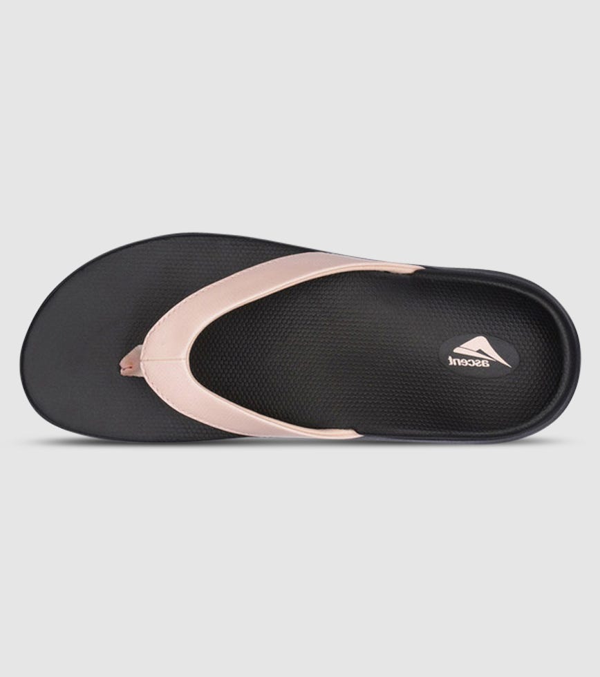 ASCENT GROOVE WOMENS THONG PINK BLUSH | The Athlete's Foot