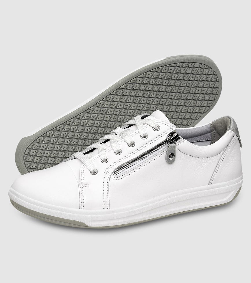 ASCENT STRATUS ZIP WOMENS WHITE SNAKE | The Athlete's Foot