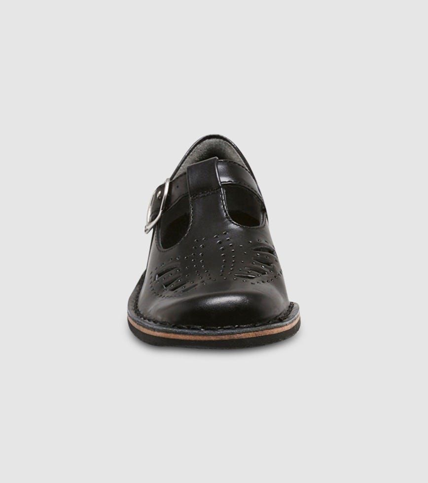HARRISON INDIANA 2 JUNIOR GIRLS T-BAR SCHOOL SHOES BLACK | The Athlete ...