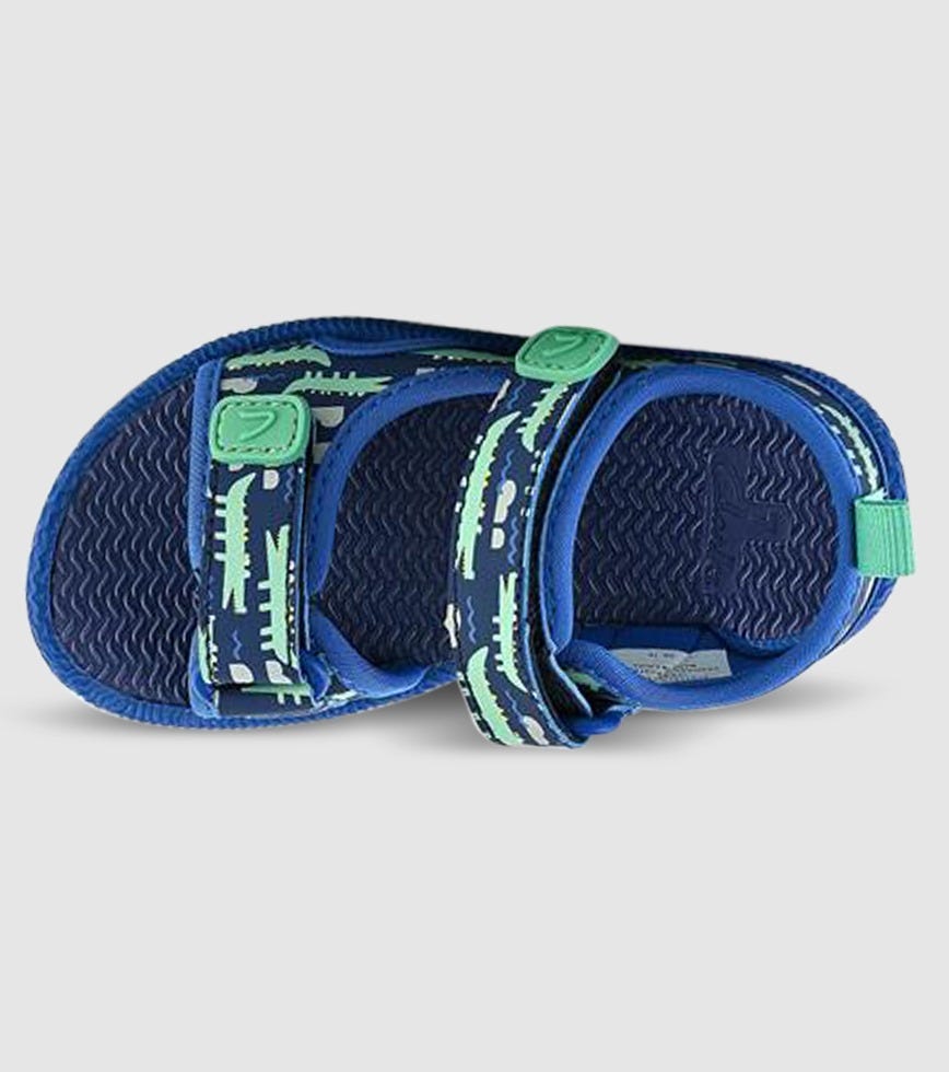 CLARKS FISHER (PS) KIDS BLUE CROCK | The Athlete's Foot