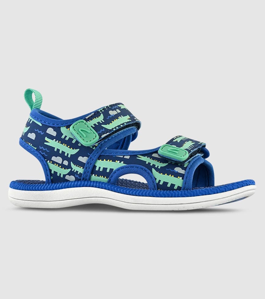 CLARKS FISHER (PS) KIDS BLUE CROCK | The Athlete's Foot