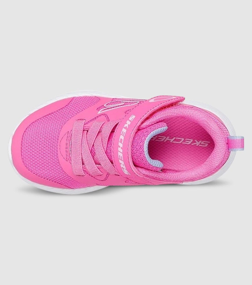 SKECHERS DYNA LITE 228 (TD) KIDS HOT PINK | The Athlete's Foot