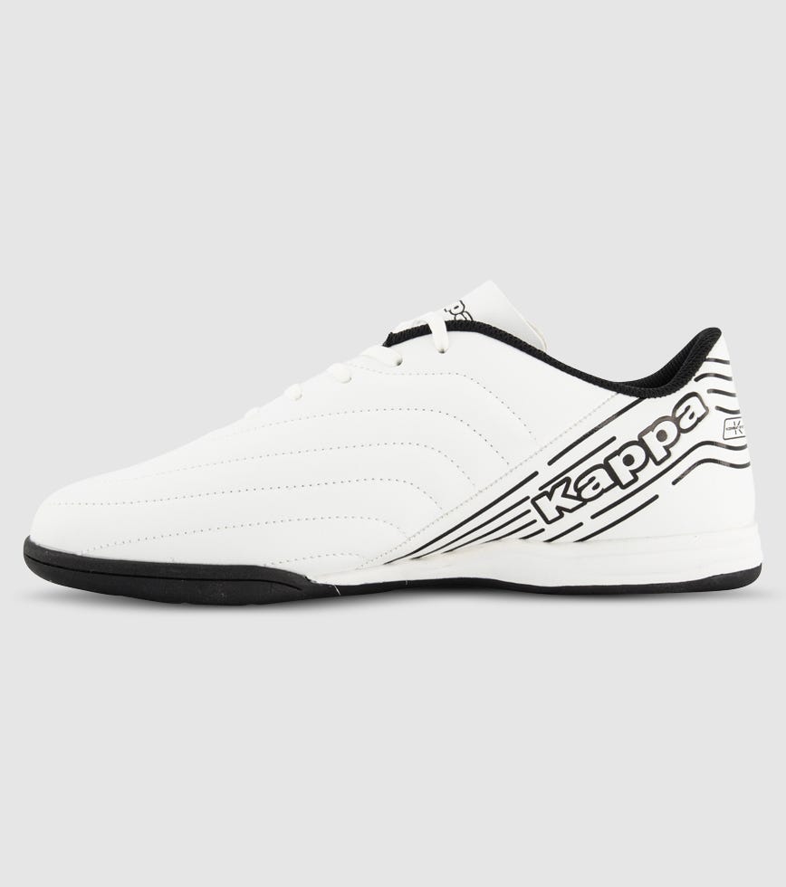 KAPPA PLAYER BASE MENS INDOOR FOOTBALL BOOTS WHITE BLACK | The Athlete ...