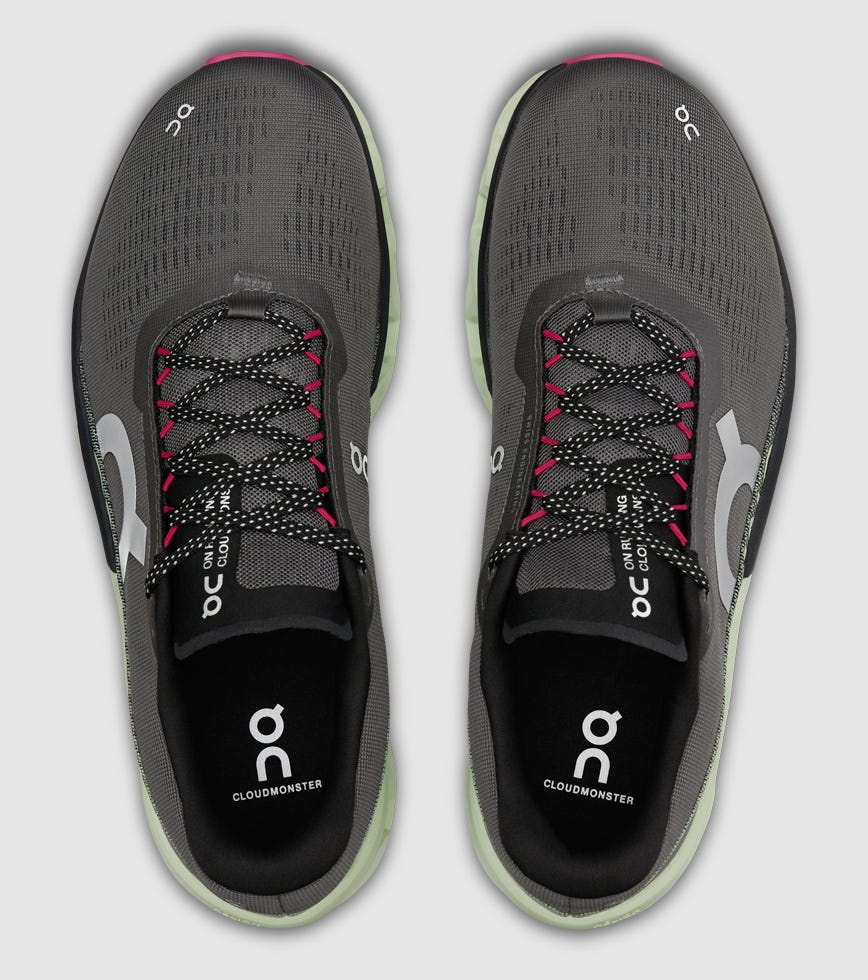 ON RUNNING CLOUDMONSTER 2 MENS ASPHALT LIMA | The Athlete's Foot