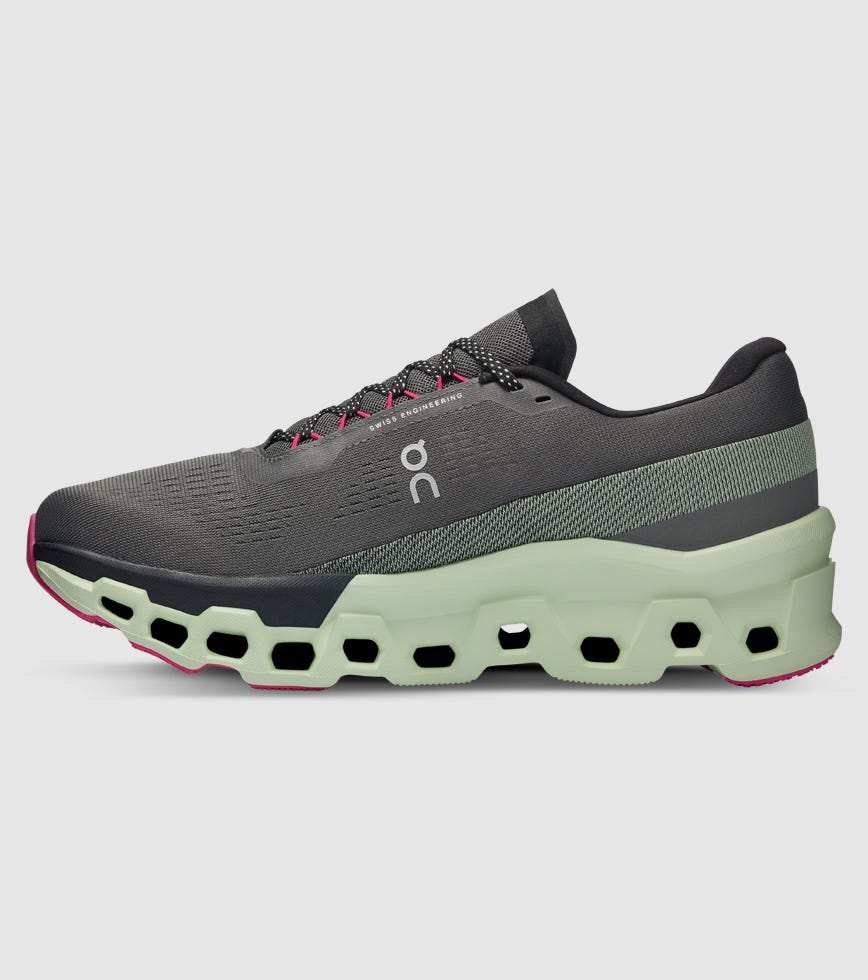 ON RUNNING CLOUDMONSTER 2 MENS ASPHALT LIMA | The Athlete's Foot