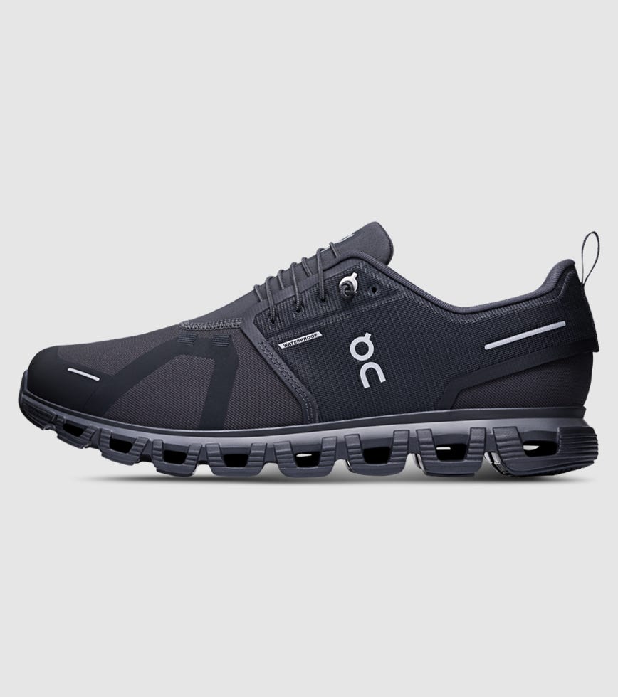 ON CLOUD 6 WATERPROOF MENS BLACK BLACK | The Athlete's Foot