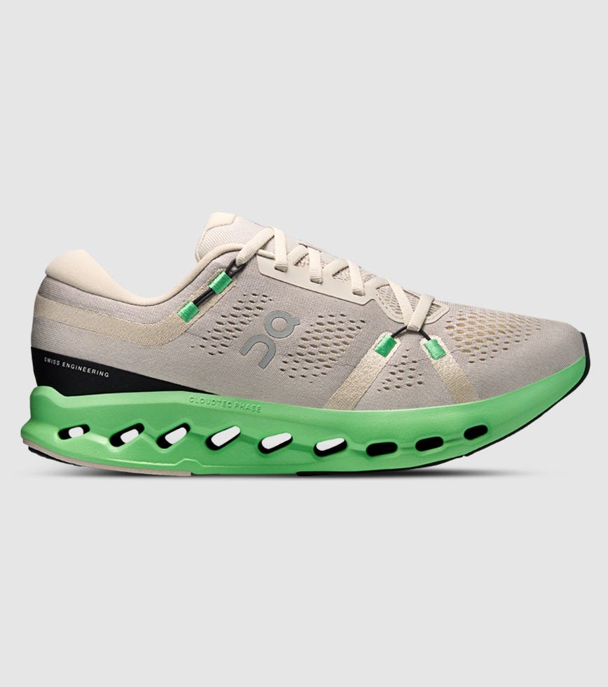 ON CLOUDSURFER 2 MENS TRUFFLE HONEYDEW | The Athlete's Foot