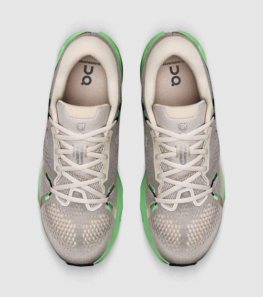 ON CLOUDSURFER 2 MENS TRUFFLE HONEYDEW | The Athlete's Foot
