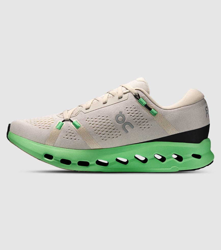 ON CLOUDSURFER 2 MENS TRUFFLE HONEYDEW | The Athlete's Foot