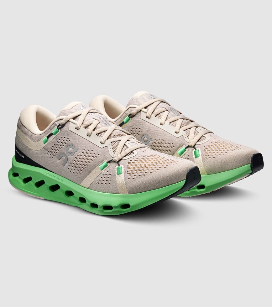 ON CLOUDSURFER 2 MENS TRUFFLE HONEYDEW | The Athlete's Foot