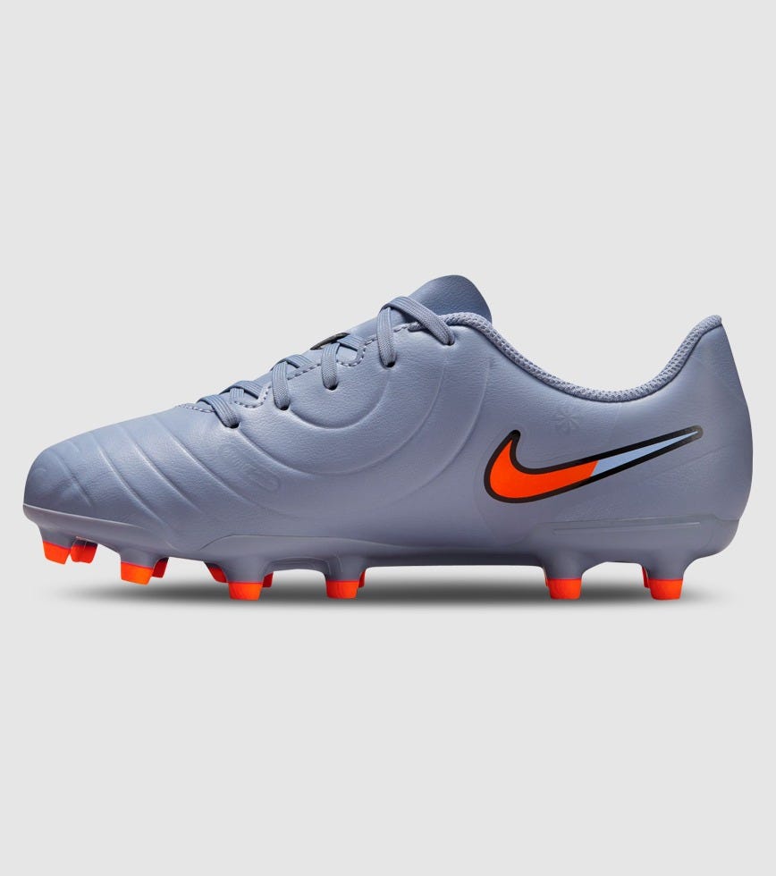 NIKE JNR TIEMPO LEGEND 10 CLUB (FG) (MG) (GS) KIDS FOOTBALL BOOTS BLUE ...