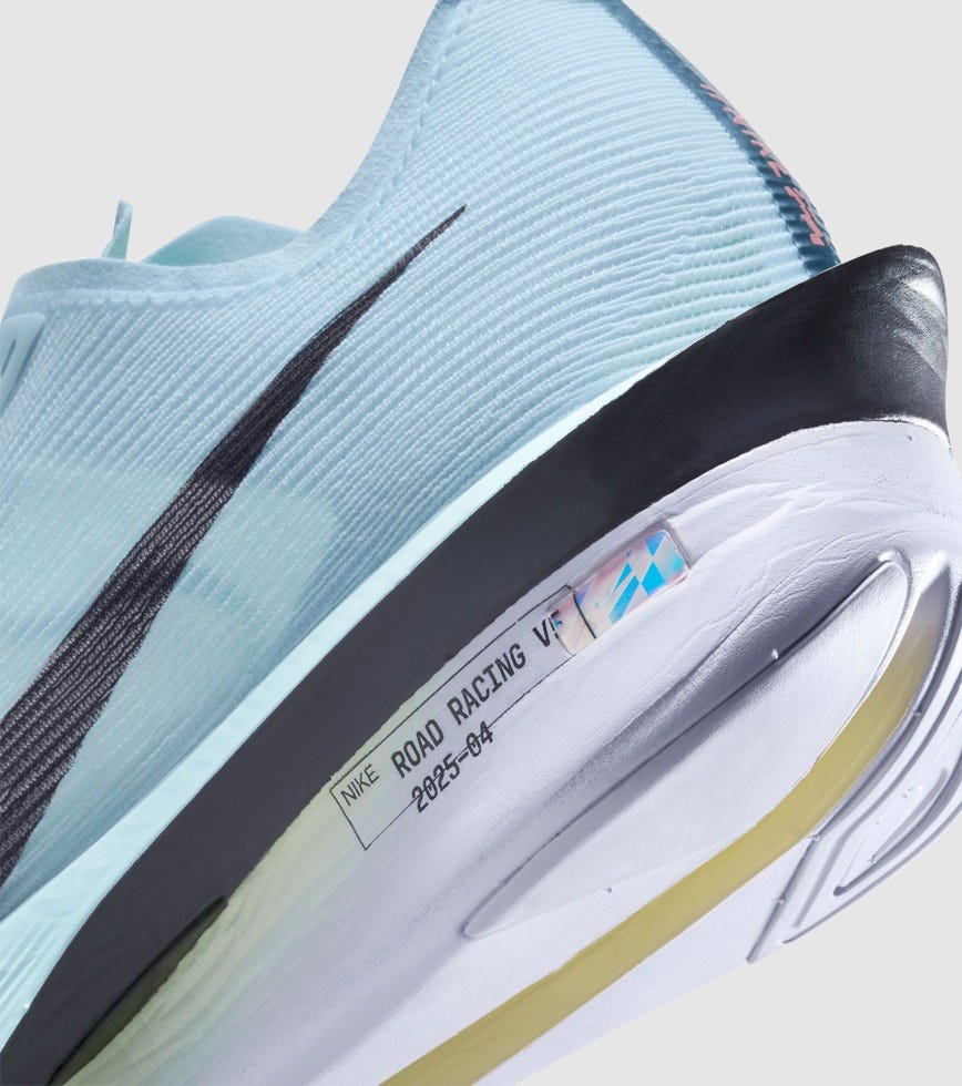NIKE VAPORFLY 4 WOMENS GLACIER BLUE GRIDIRON BLUE TINT AMETHYST TINT ...