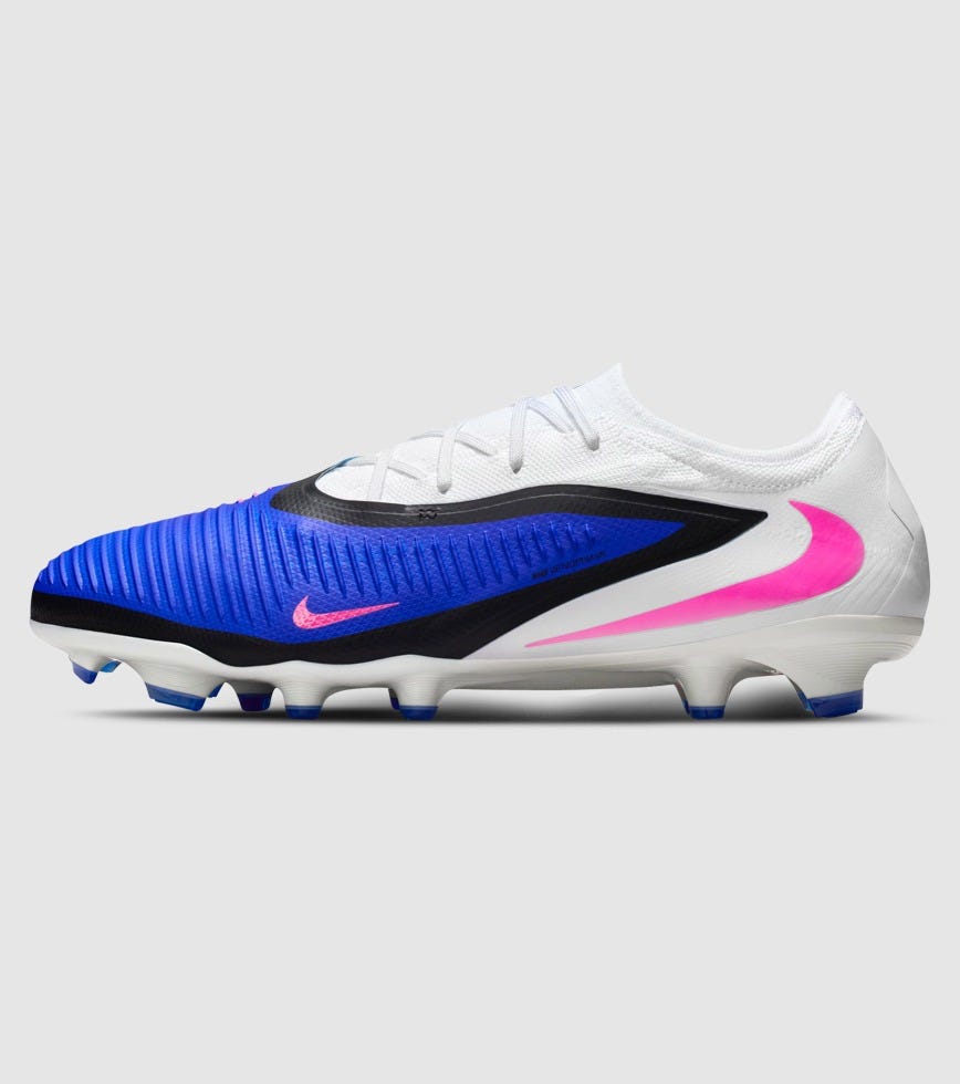 NIKE PHANTOM 6 LOW PRO (FG) MENS FOOTBALL BOOTS RACER BLUE PINK BLAST ...