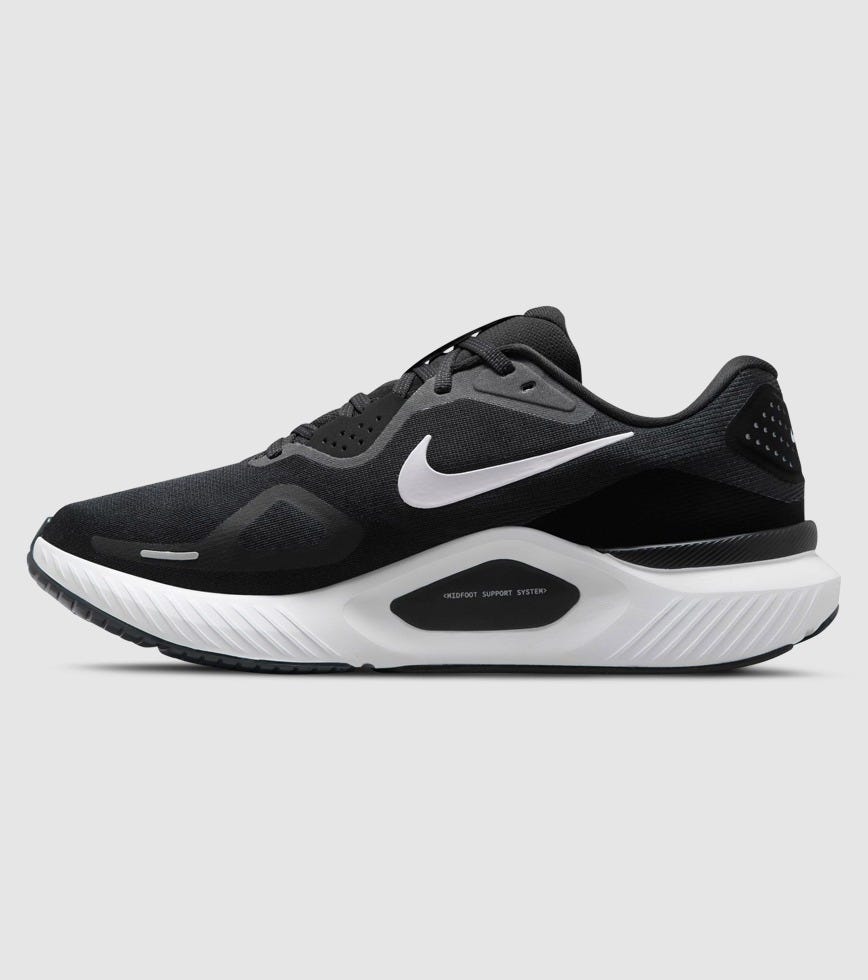 NIKE STRUCTURE 26 MENS (4E WIDE) BLACK WHITE WOLF GREY METALLIC SILVER ...
