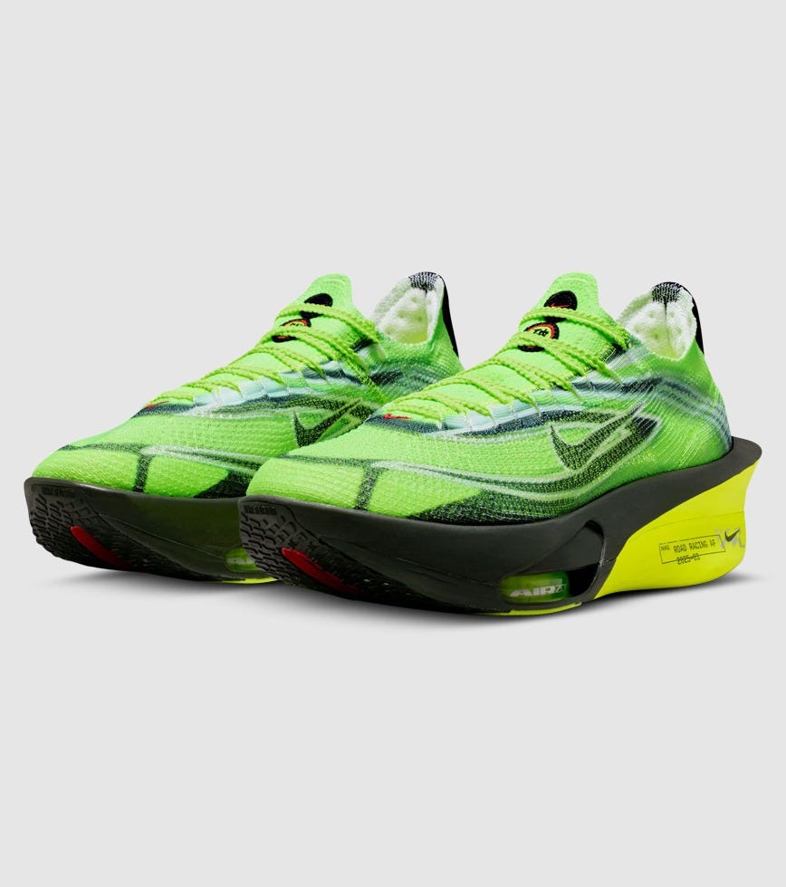 NIKE ALPHAFLY 3 MENS MULTI-COLOR BLACK VOLT WHITE | The Athlete's Foot