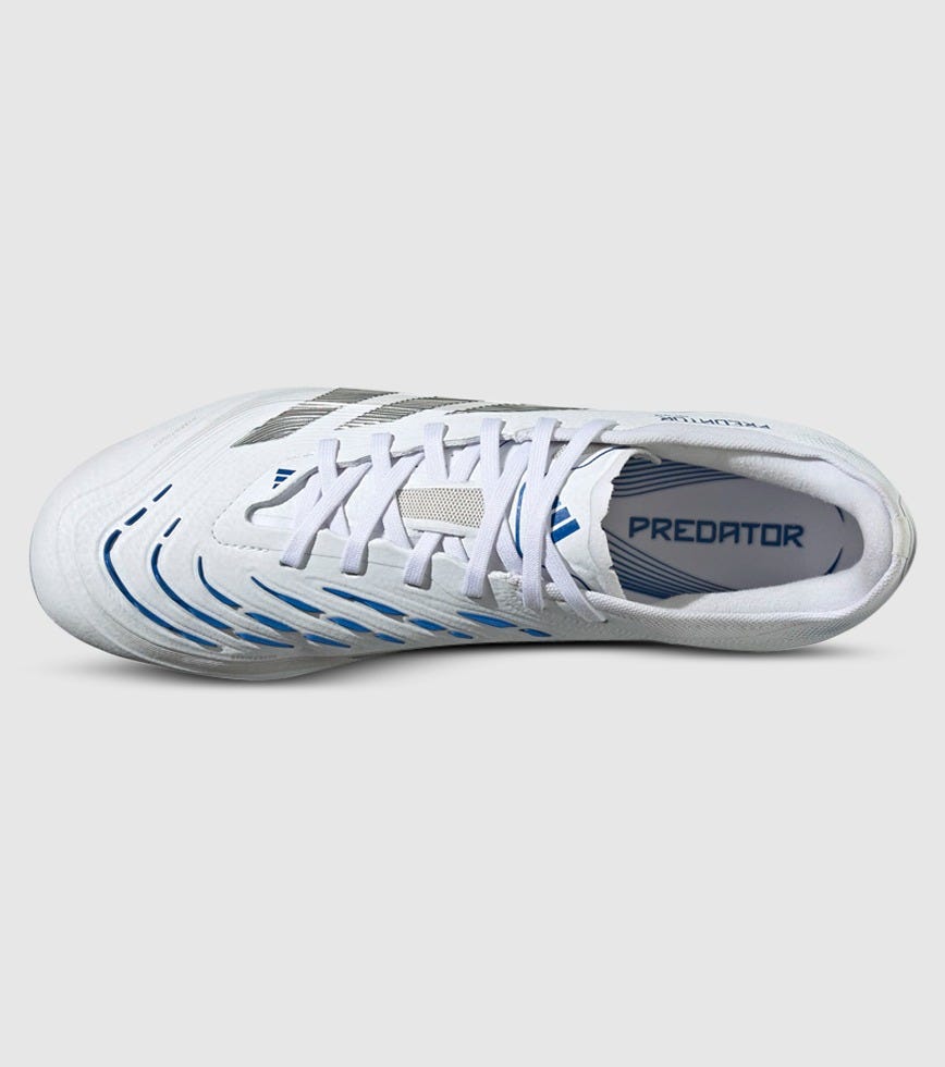 ADIDAS PREDATOR PRO (FG) MENS FOOTBALL BOOTS WHITE SILVER MET BRIGHT ...