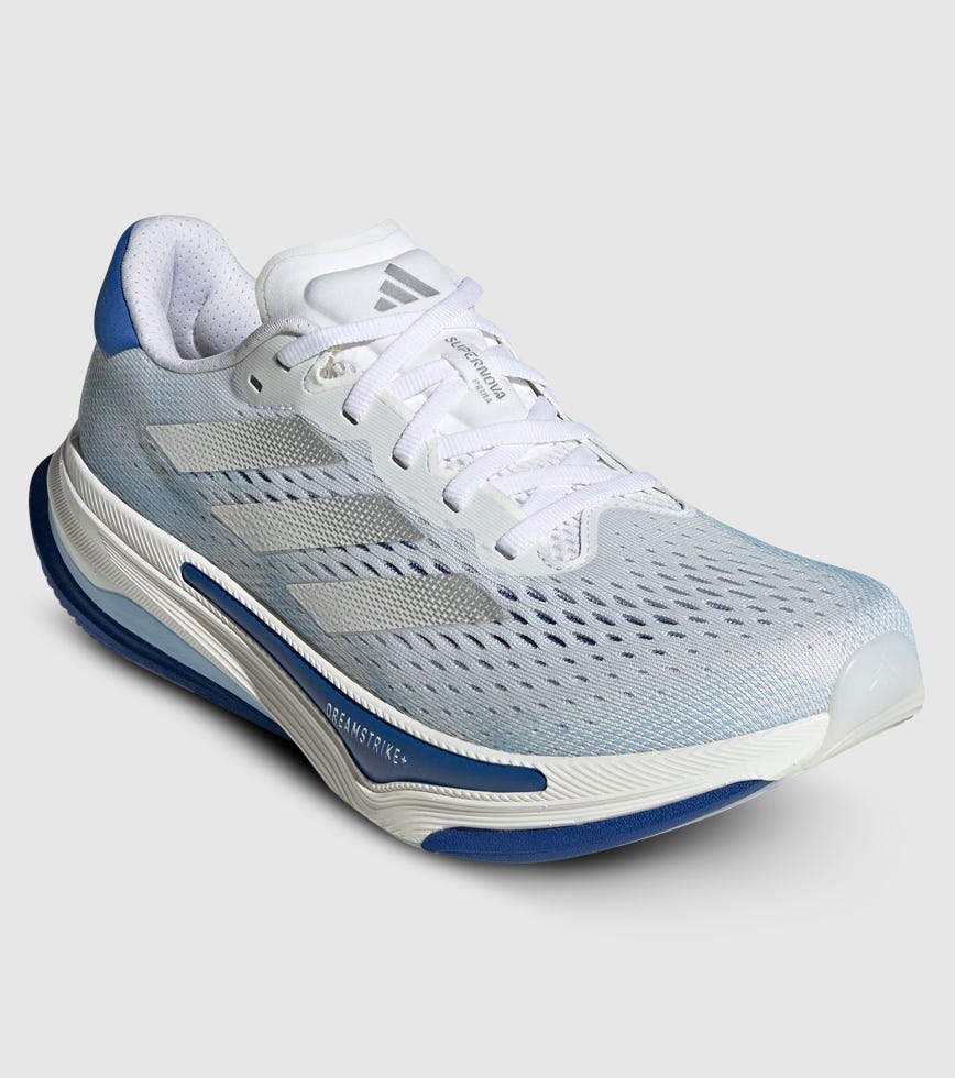 ADIDAS SUPERNOVA PRIMA MENS GLOW BLUE FTWR WHITE SILVER MET. | The ...
