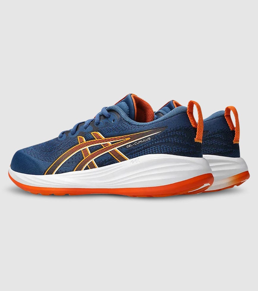 ASICS GEL-CUMULUS 27 (GS) KIDS TWILIGHT BLUE WHITE | The Athlete's Foot