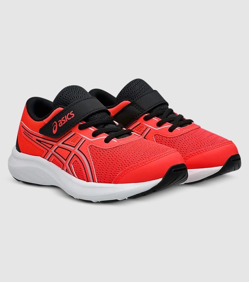 ASICS CONTEND 9 (PS) KIDS FLASH RED BLUE FADE | The Athlete's Foot