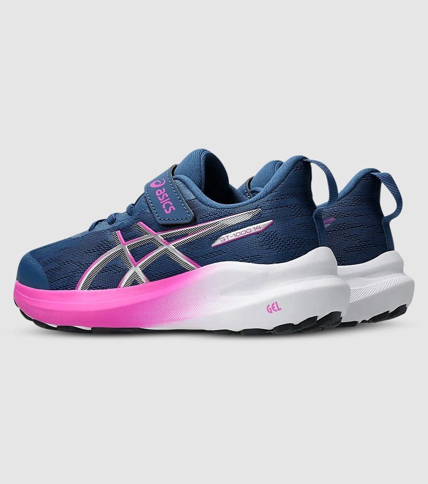 ASICS GT 1000 14 (PS) TWILIGHT BLUE DIGITAL SAKURA BOYS | The Athlete's ...
