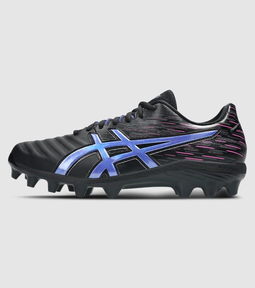 ASICS LETHAL BLEND MENS FOOTBALL BOOTS BLACK COBALT BURST | The Athlete ...
