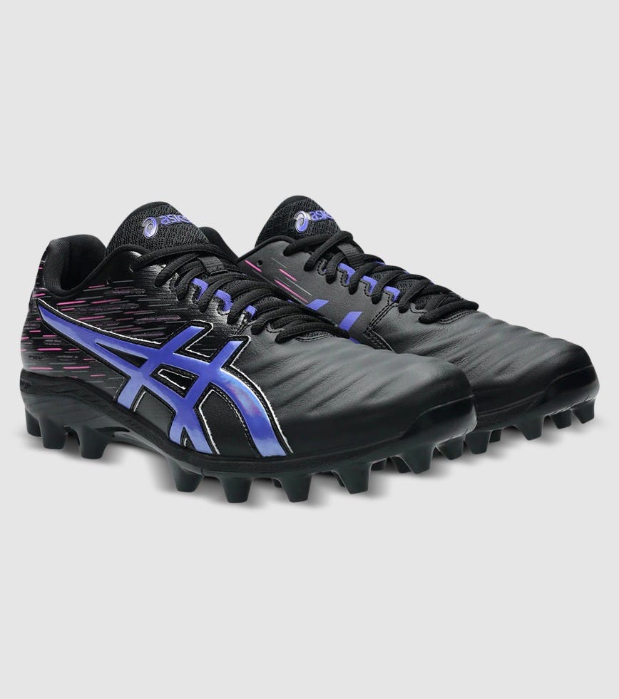 ASICS LETHAL BLEND MENS FOOTBALL BOOTS BLACK COBALT BURST | The Athlete ...