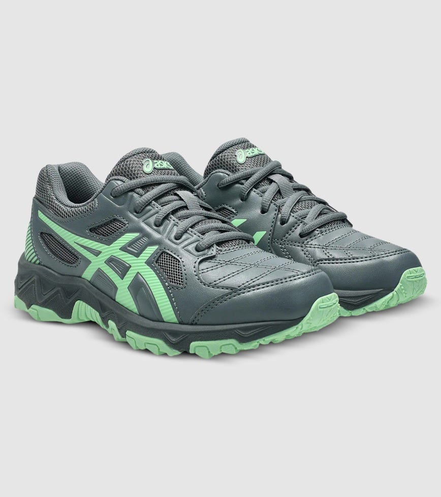 ASICS GEL-TRIGGER 12 TX (GS) KIDS STEEL GREY MENTHOL | The Athlete's Foot
