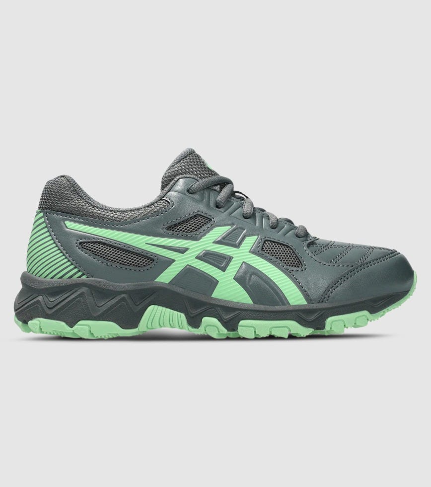 ASICS GEL-TRIGGER 12 TX (GS) KIDS STEEL GREY MENTHOL | The Athlete's Foot
