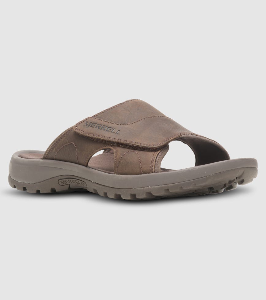 MERRELL SANDSPUR 2 SLIDE MENS EARTH | The Athlete's Foot