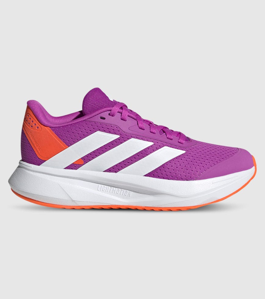 ADIDAS DURAMO SL2 (GS) KIDS PURPLE BURST FTWR WHITE IMPACT ORANGE | The ...
