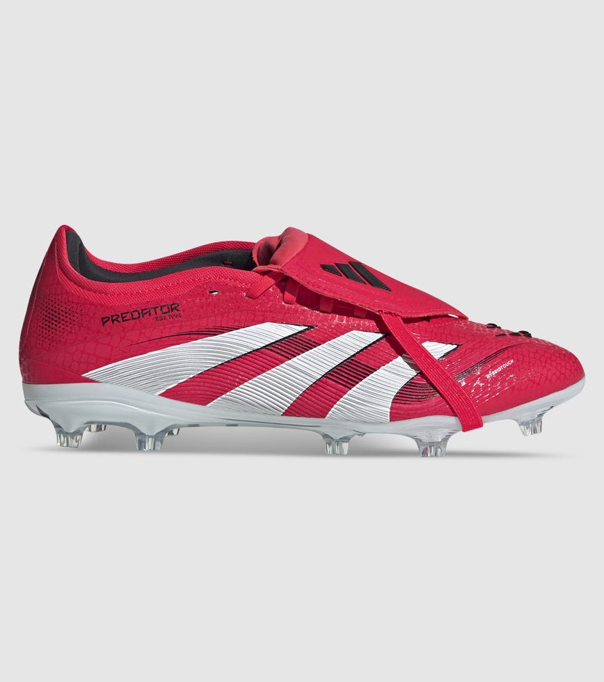 ADIDAS PREDATOR PRO FT (FG) MENS FOOTBALL BOOTS LUCID RED FTWR WHITE ...