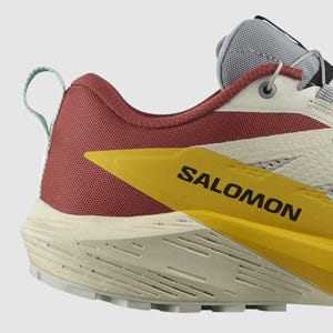 SALOMON SENSE RIDE 5 MENS RAINY DAY HOT SAUCE FREESIA | The Athlete's Foot