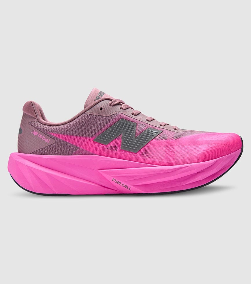 NEW BALANCE FUELCELL REBEL V5 MENS PINK HEAT ROSEWOOD | The Athlete's Foot