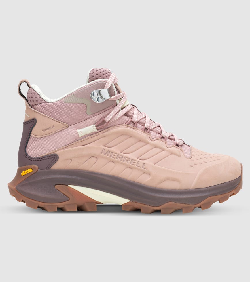 MERRELL MOAB SPEED 2 LTR MID WP WOMENS ADOBE ROSE | The Athlete's Foot