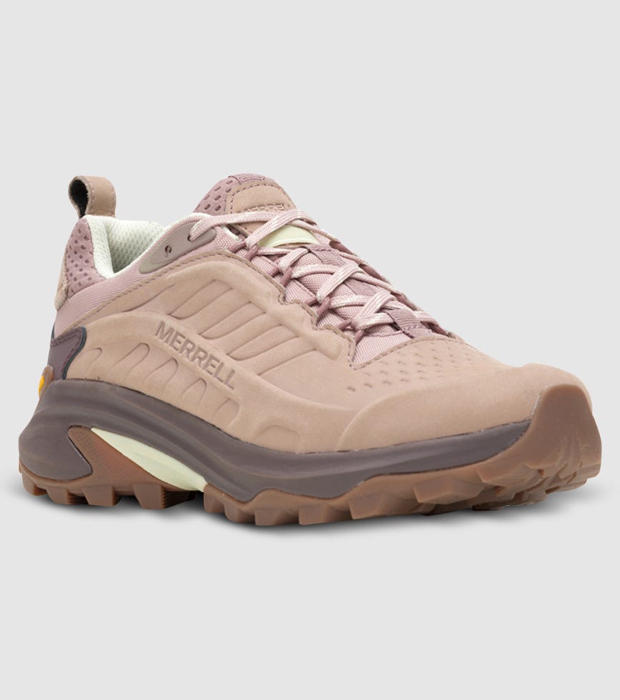 MERRELL MOAB SPEED 2 LEATHER WATERPROOF WOMENS ADOBE ROSE | The Athlete ...