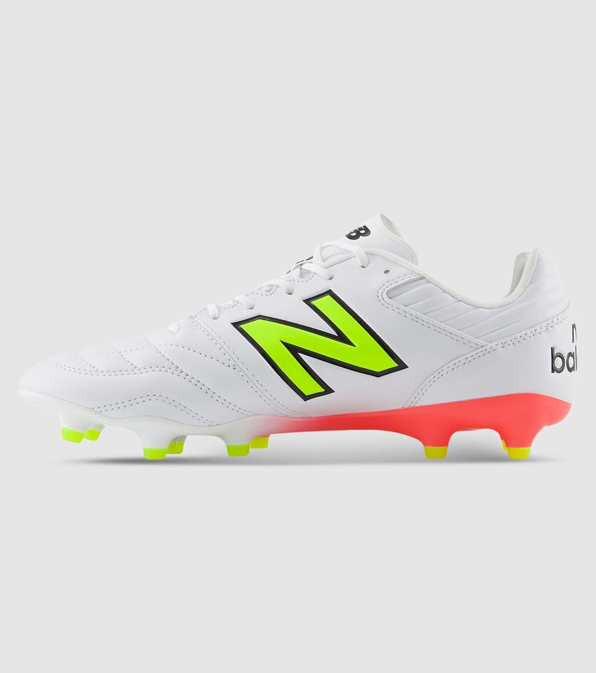 NEW BALANCE 442 PRO V2 (FG) (2E WIDE) MENS FOOTBALL BOOTS WHITE | The ...