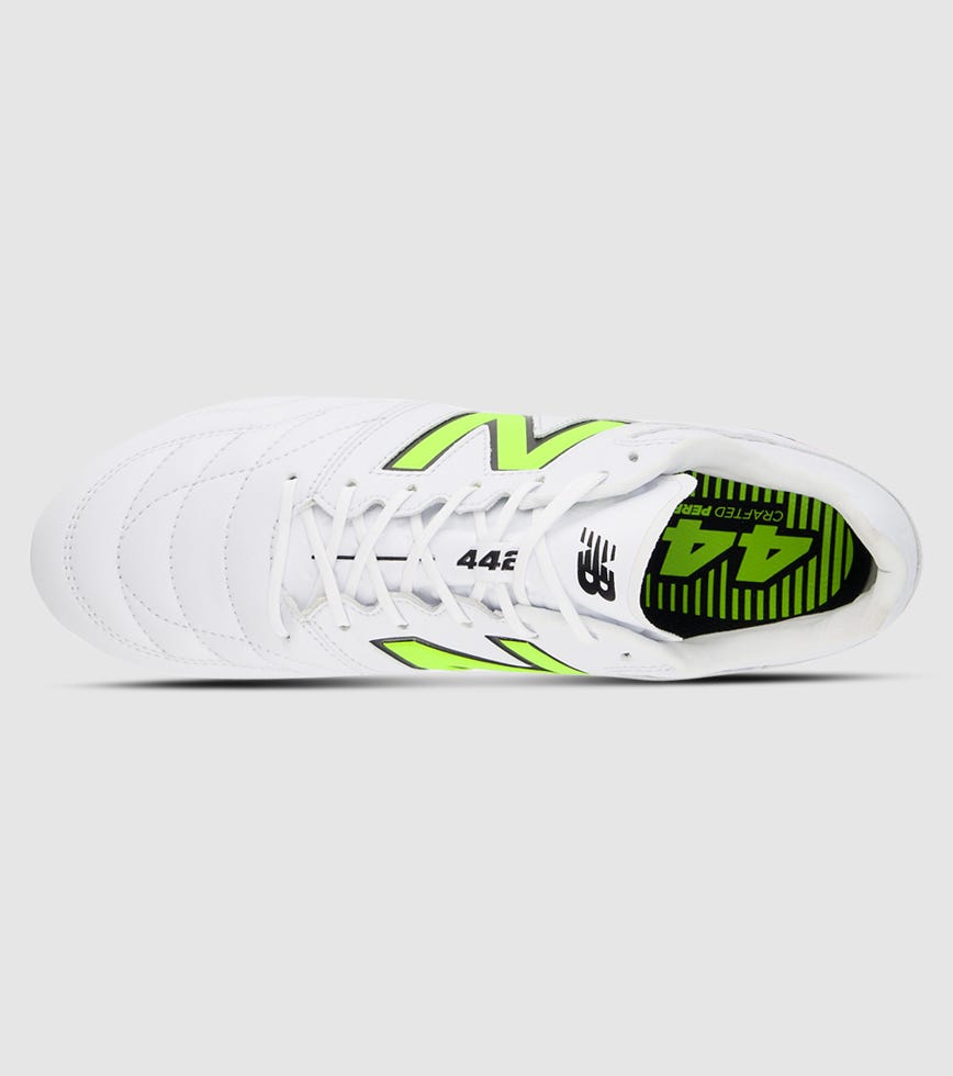 NEW BALANCE 442 PRO V2 (FG) (2E WIDE) MENS FOOTBALL BOOTS WHITE | The ...