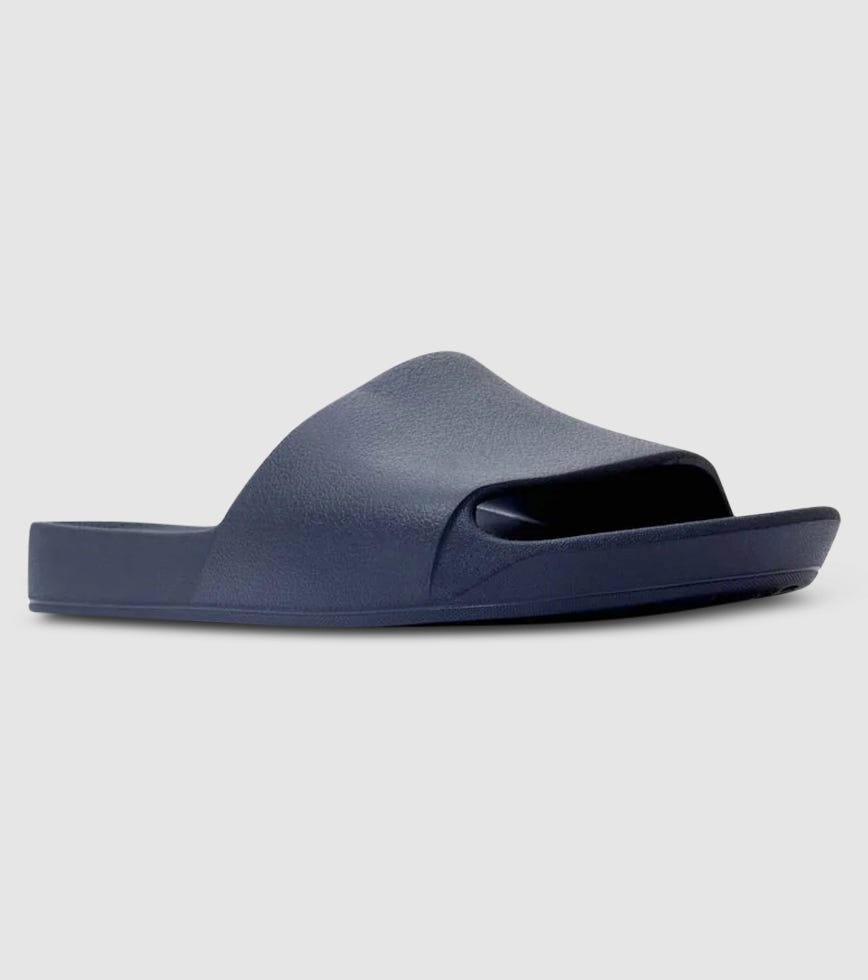 ARCHIES ARCHIES ARCH SUPPORT SLIDES MENS NAVY | The Athlete's Foot