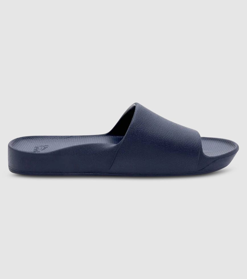 ARCHIES ARCHIES ARCH SUPPORT SLIDES MENS NAVY | The Athlete's Foot