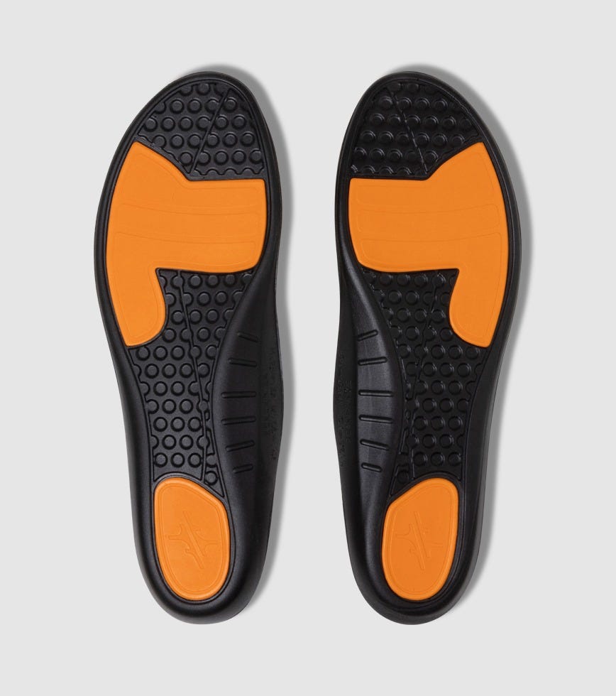 FRESH FIT REINFORCE INNERSOLE UNISEX ADULTS BLACK ORANGE | The Athlete ...