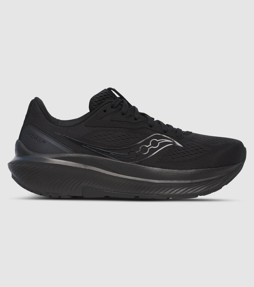 SAUCONY ECHELON 10 (D-WIDE) WOMENS TRIPLE BLACK | The Athlete's Foot