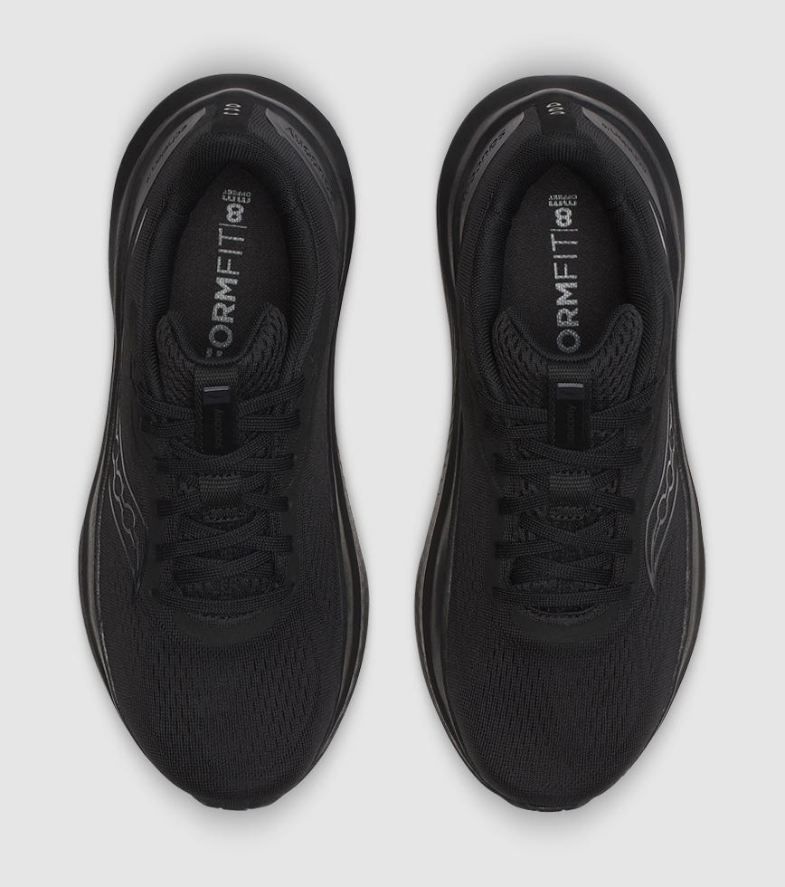 SAUCONY ECHELON 10 (D-WIDE) WOMENS TRIPLE BLACK | The Athlete's Foot