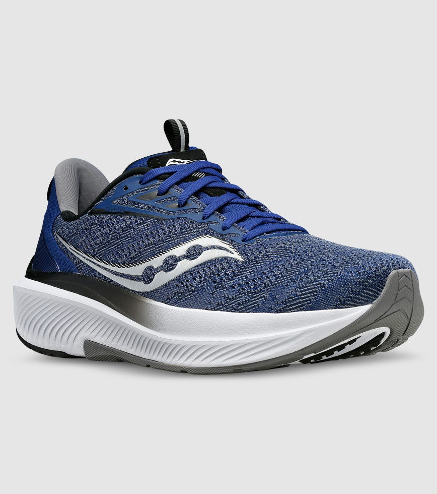 SAUCONY ECHELON 9 (2E WIDE) MENS INDIGO BLACK | The Athlete's Foot