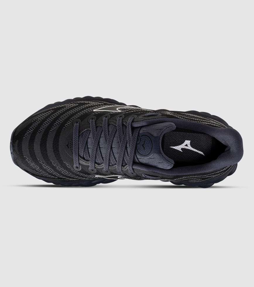 MIZUNO WAVE SKY 8 (D WIDE) WOMENS BLACK INDIA INK | The Athlete's Foot