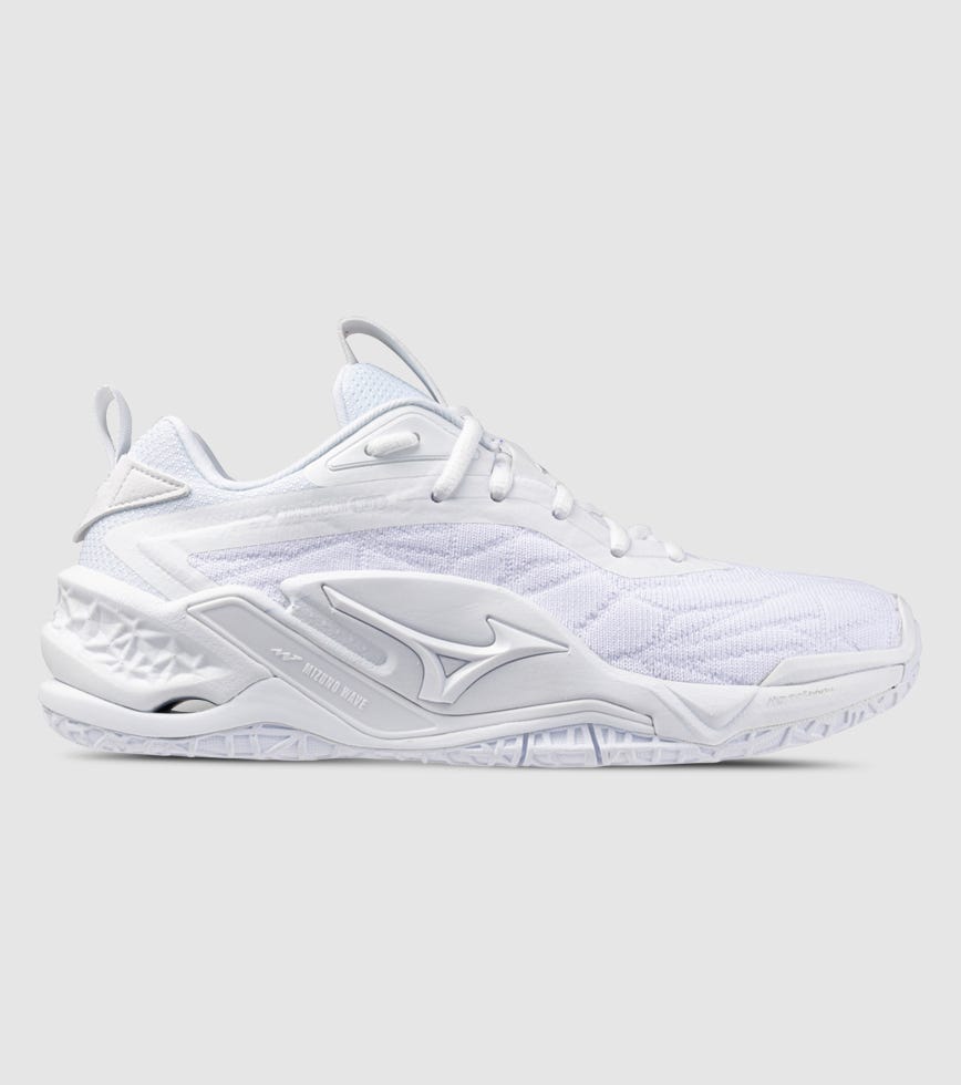 MIZUNO WAVE STEALTH NEO 2 WOMENS NETBALL SHOES WHITE| The Athlete's Foot