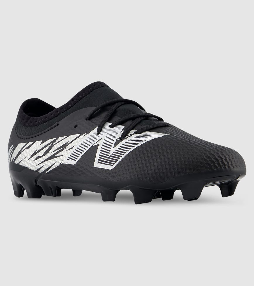 NEW BALANCE FURON TEAM JNR V8 KIDS BLACK GREY | The Athlete's Foot