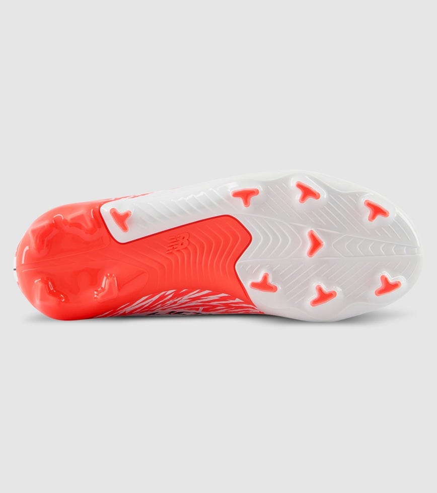 NEW BALANCE FURON TEAM JNR V8 (FG) (GS) KIDS FOOTBALL BOOTS WHITE ...