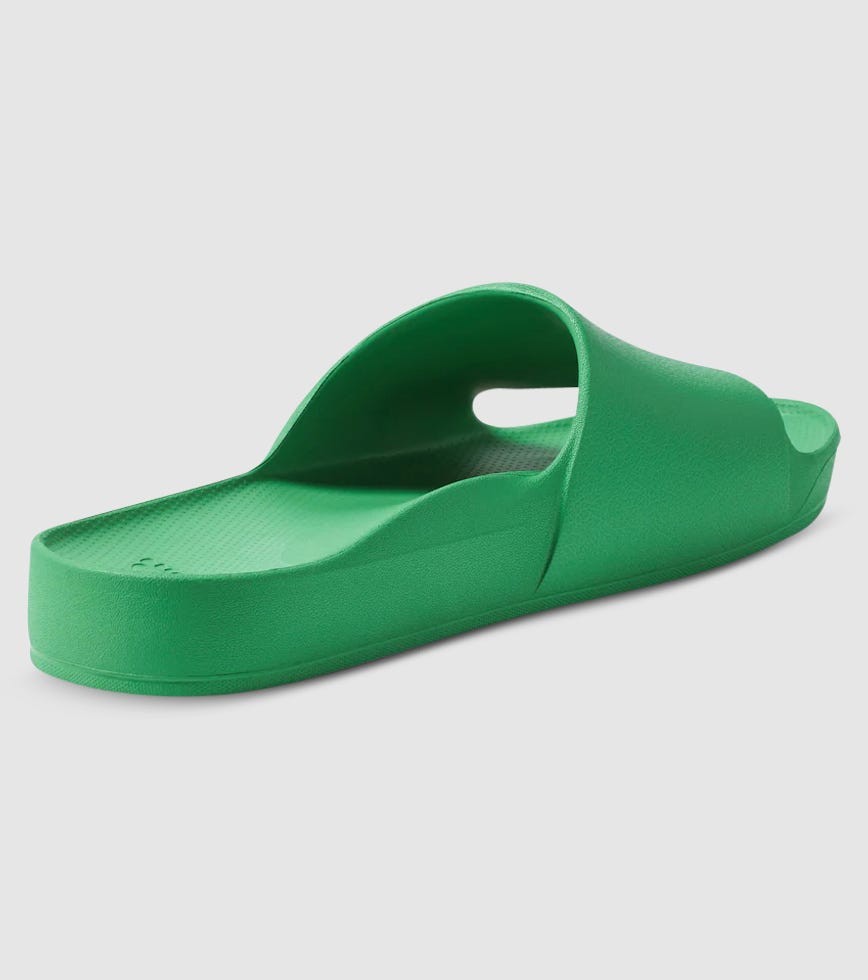 ARCHIES ARCHIES SUPPORT SLIDES MENS KELLY GREEN | The Athlete's Foot