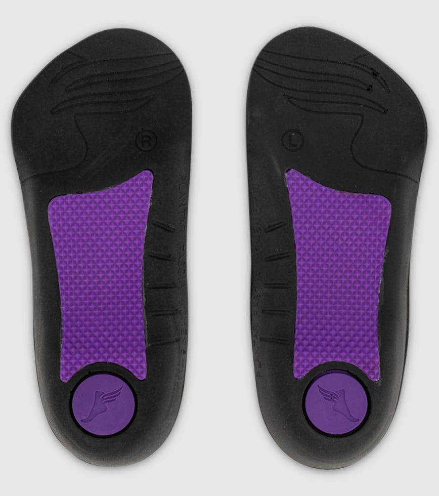 THE ATHLETES FOOT PLANTAR FASCIA 3/4 INNERSOLE BLACK PURPLE | The ...