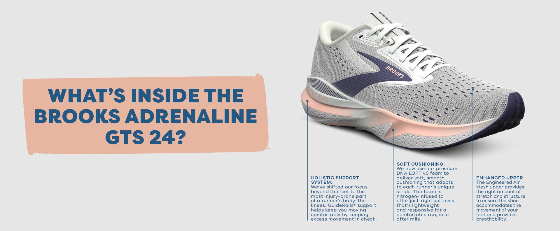 Brooks Adrenaline GTS 24 | The Athlete's Foot